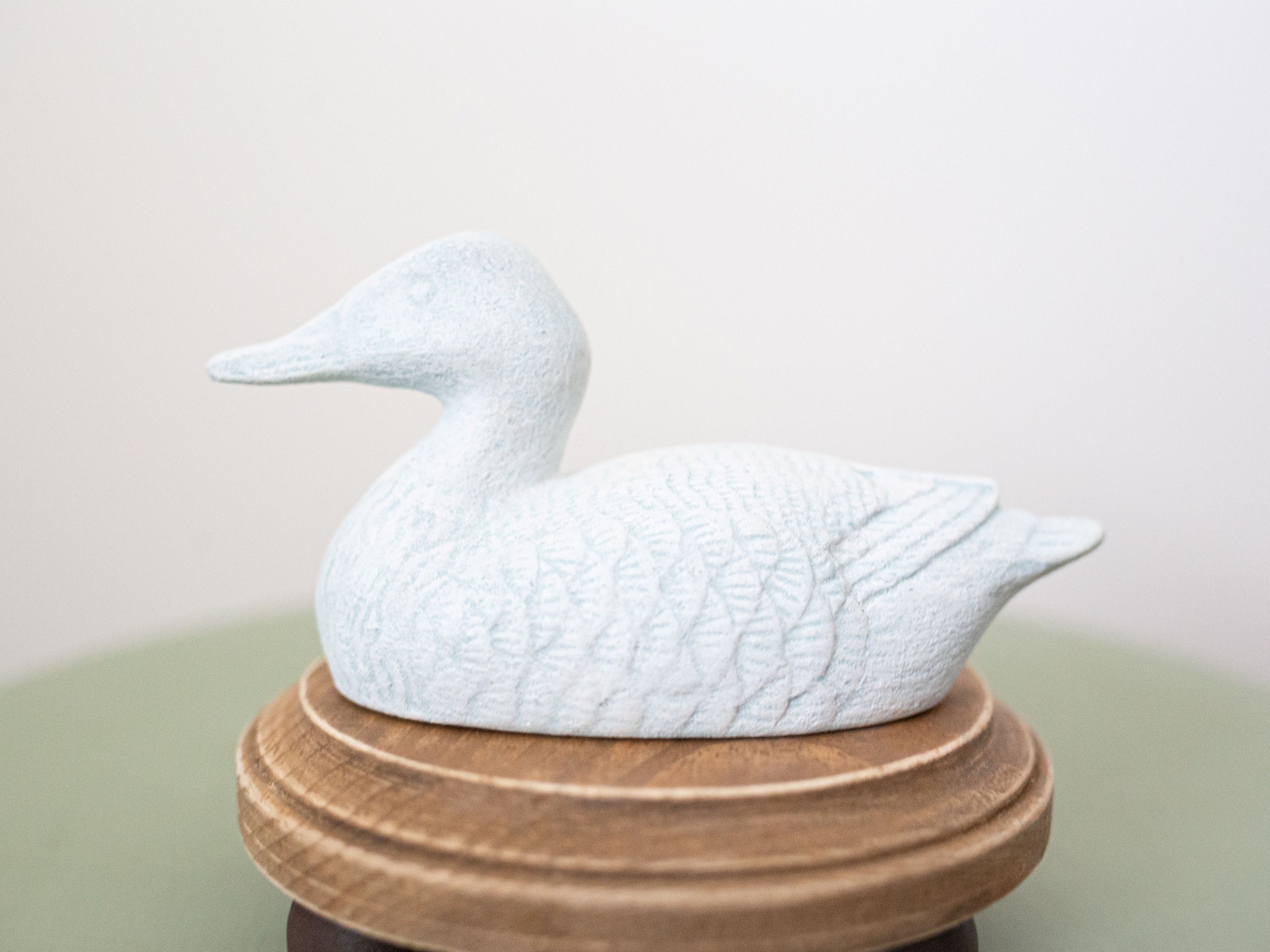 Duck and Riser Set, Duck Decor, Duck Gift, Duck Figurine, Farmhouse ...