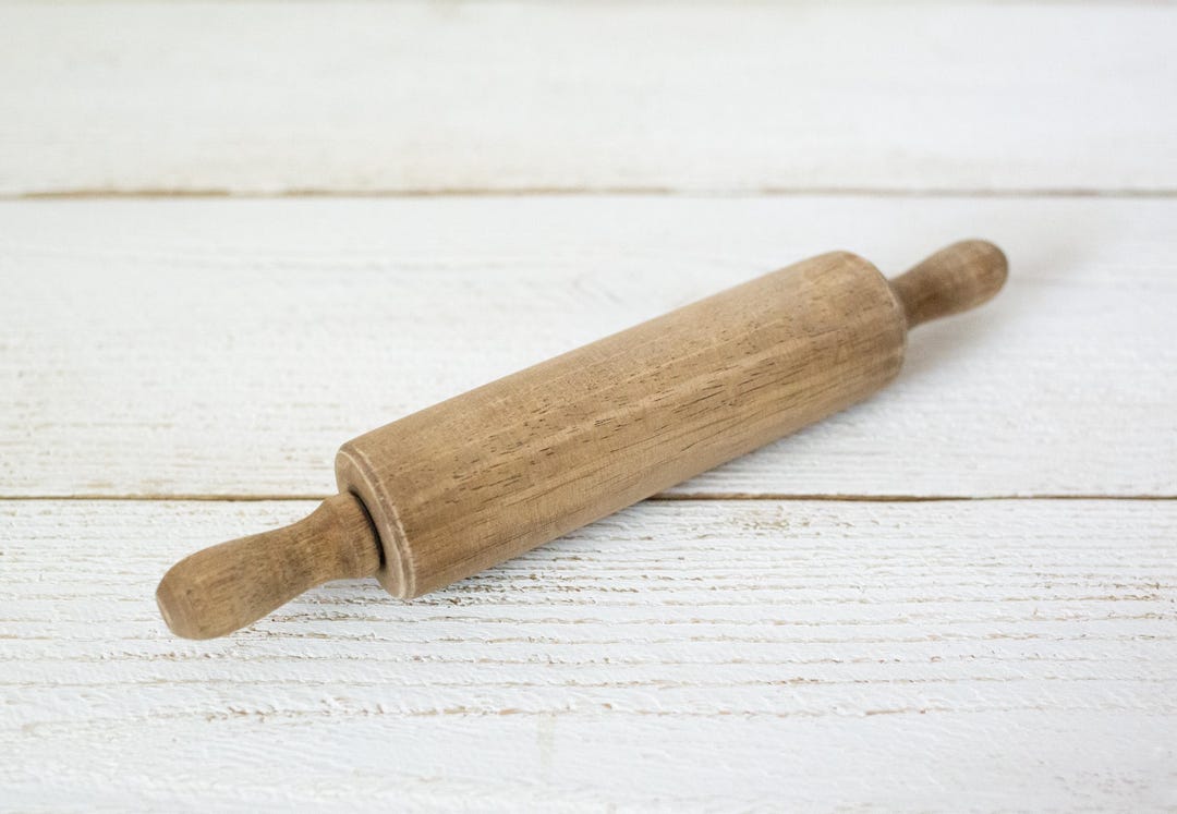 Vintage Small Wooden Rolling Pin, Farmhouse Kitchen Decor, Wooden Home ...