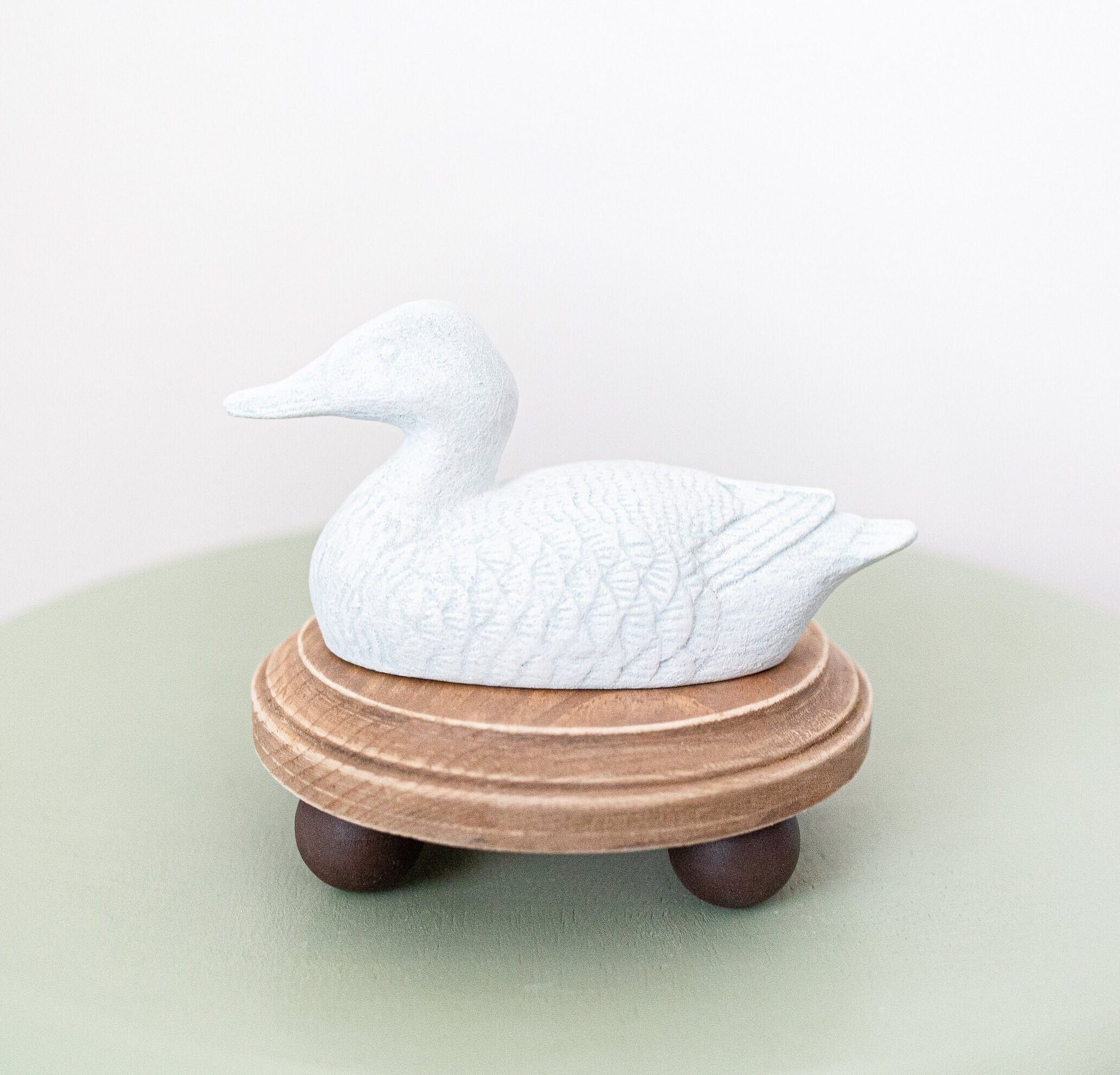 Duck and Riser Set, Duck Decor, Duck Gift, Duck Figurine, Farmhouse ...