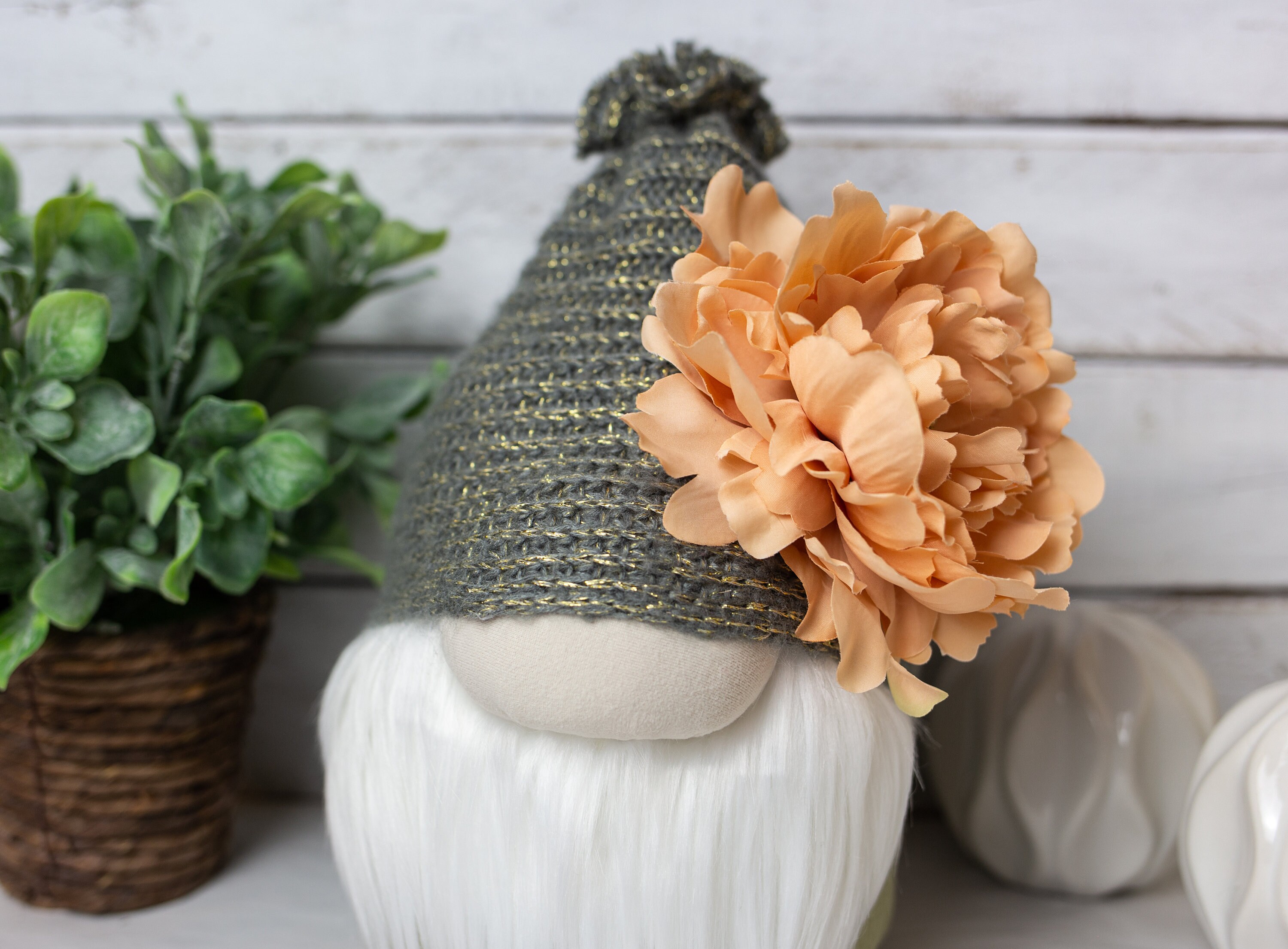 Gnomo gnomo suéter gnomo decorativo gnomo verde gnomo - Etsy España