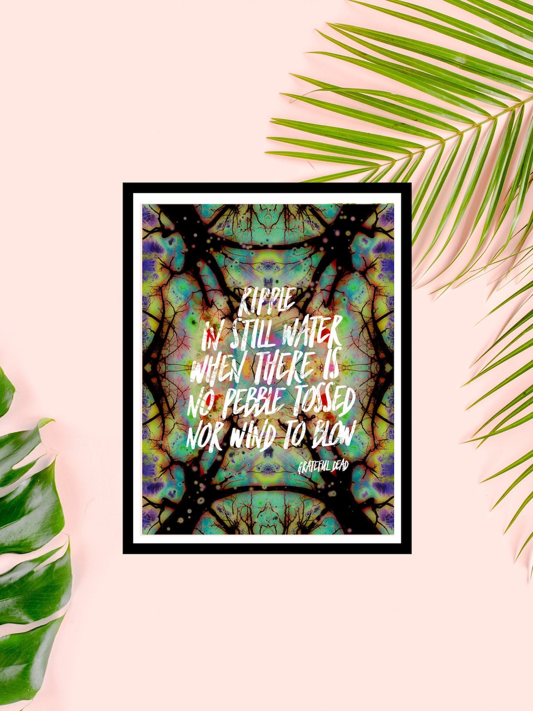 Grateful Dead Ripple Lyrics Premium Art Print Poster. - Etsy UK