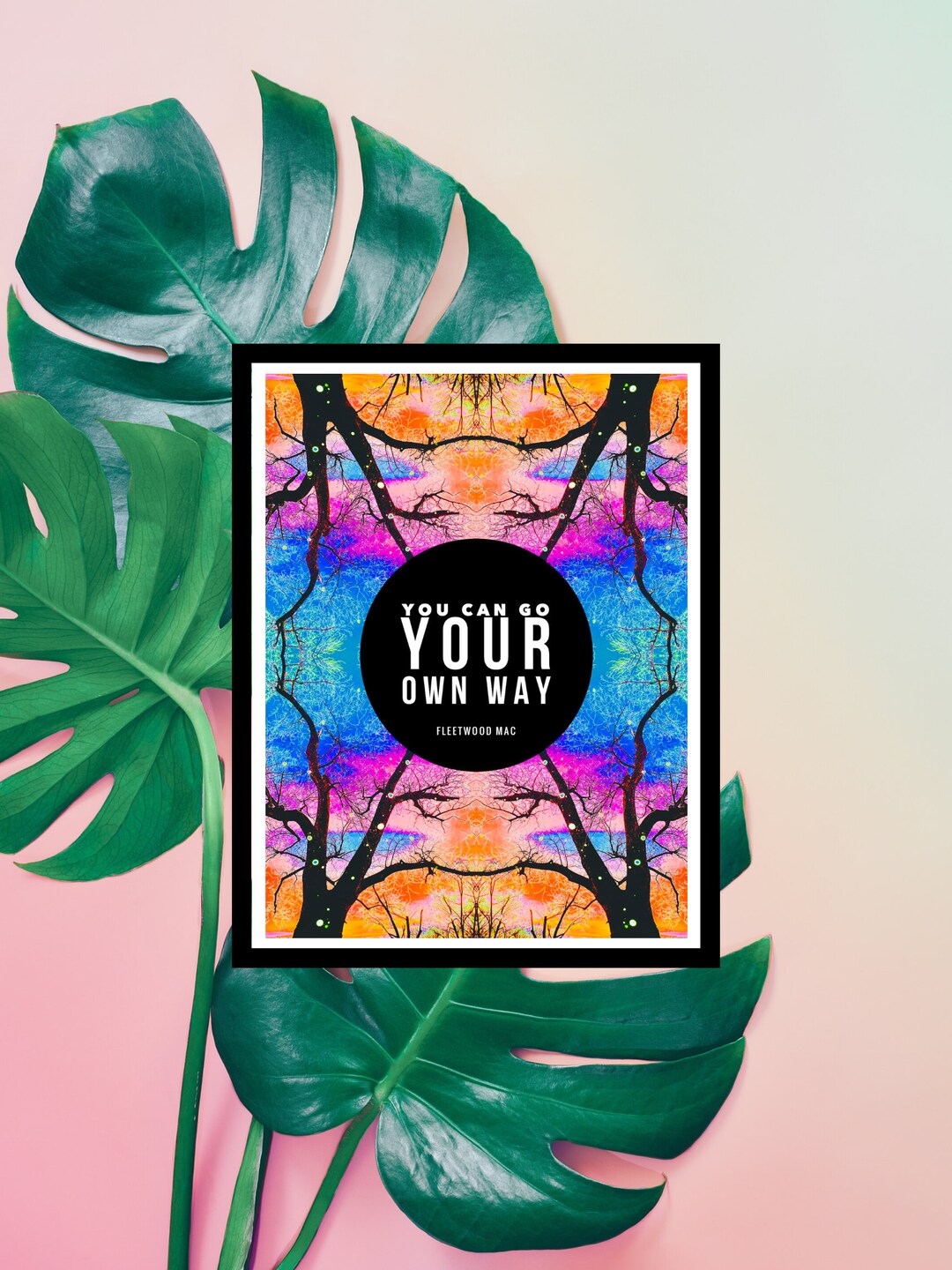 You Can Go Your Own Way Poster Print. Fleetwood Mac Lyrics. Stevie ...