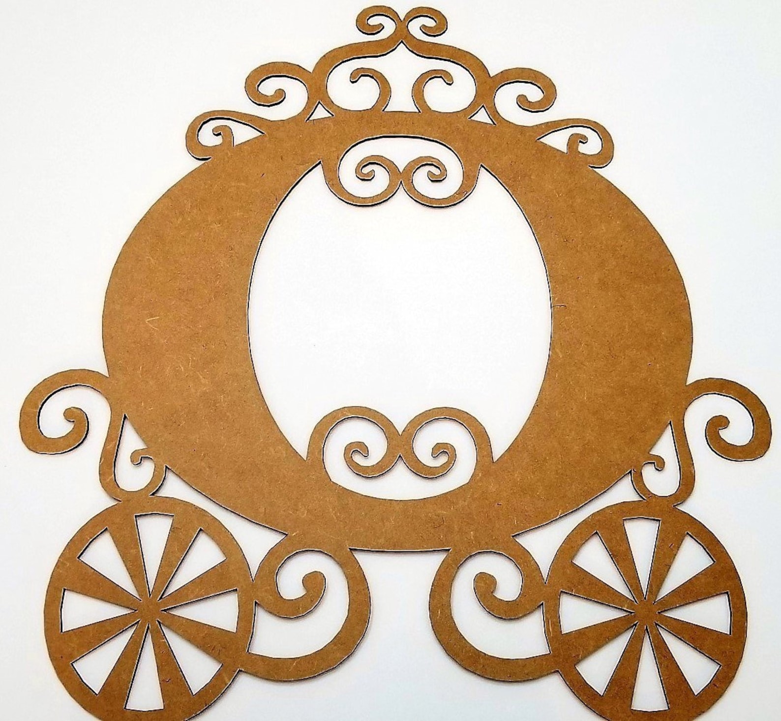 Princess Carriage, Princess Decor, Carriage Wooden Cuts, Unfinished ...