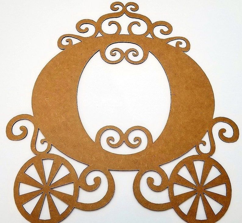 Princess Carriage Princess Decor Carriage Wooden Cuts - Etsy