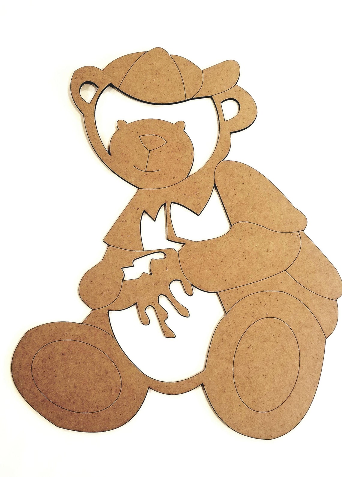 Laser Cut Bear 3D Wall Art Bear Decor Boys Bear Decor Wood - Etsy