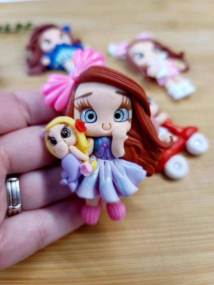 CLAYS, Bow Center, Clay Dolls, Bow Centerpieces, Clay Center for Bows ...