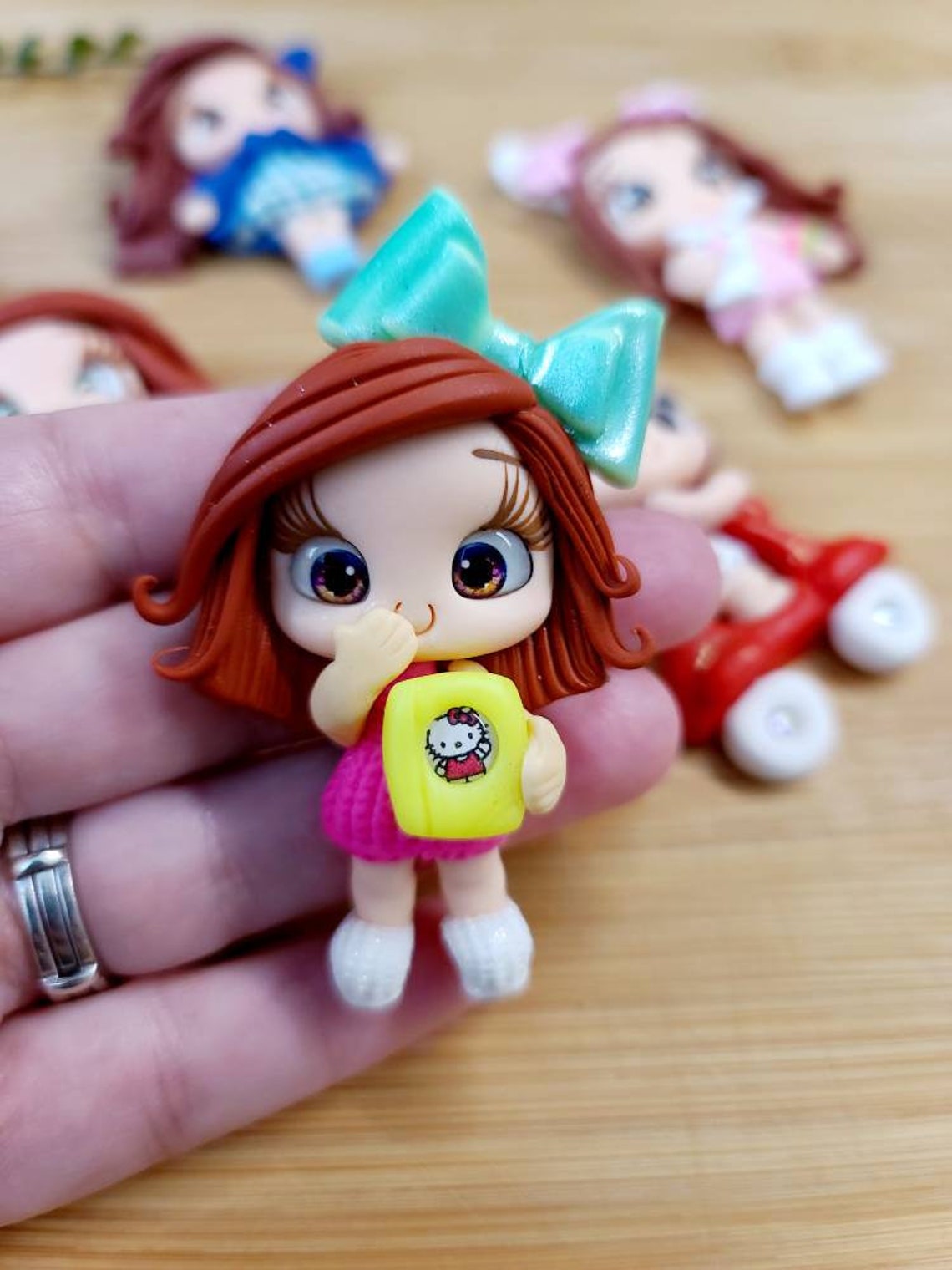 CLAYS, Bow Center, Clay Dolls, Bow Centerpieces, Clay Center for Bows ...