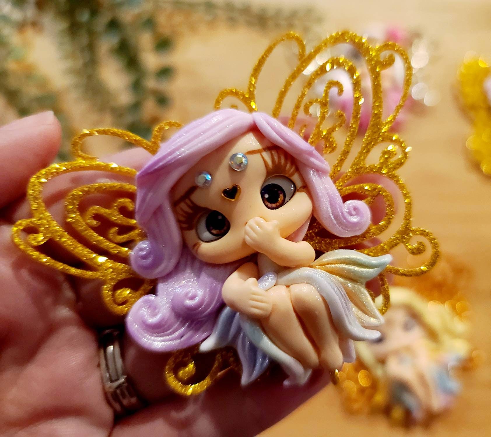 CLAYS, Bow Center, Clay Dolls, Bow Centerpieces, Clay Center for Bows ...