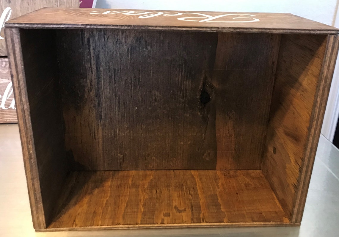 Handmade Keepsake Relax Crate | Eco Friendly | Small Wooden Crate ...