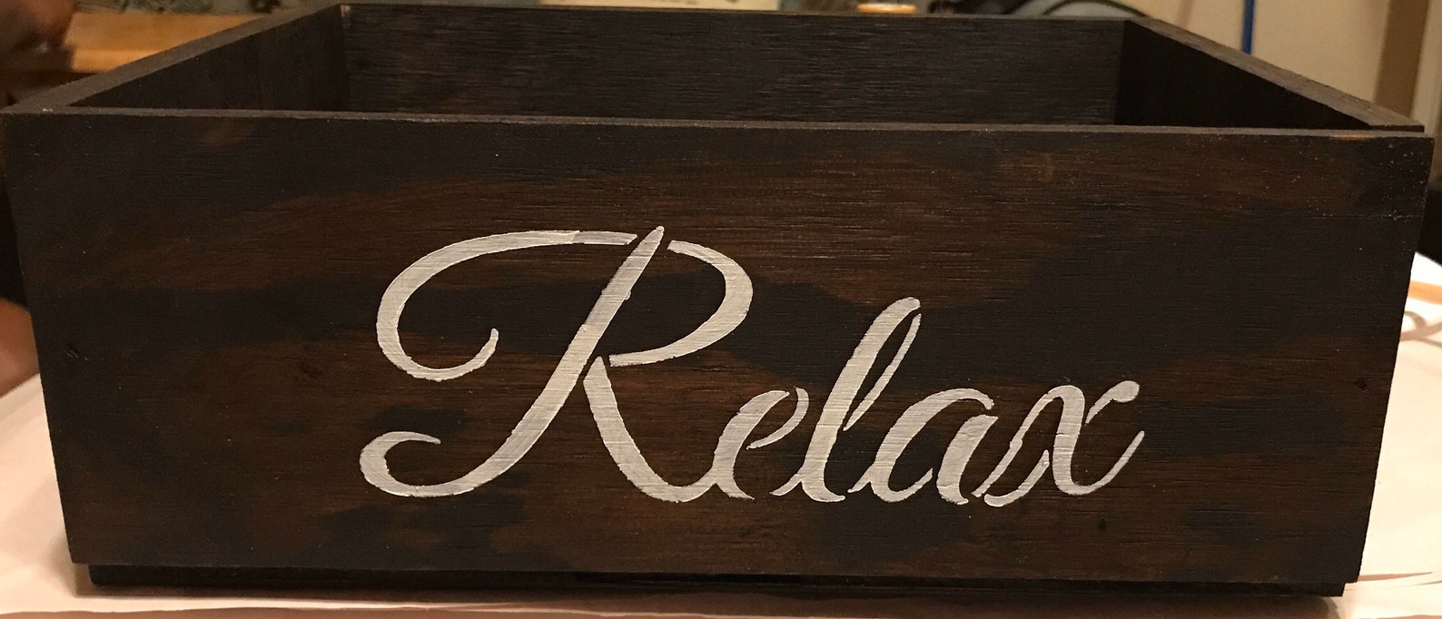 Handmade Keepsake Relax Crate Eco Friendly Small Wooden - Etsy