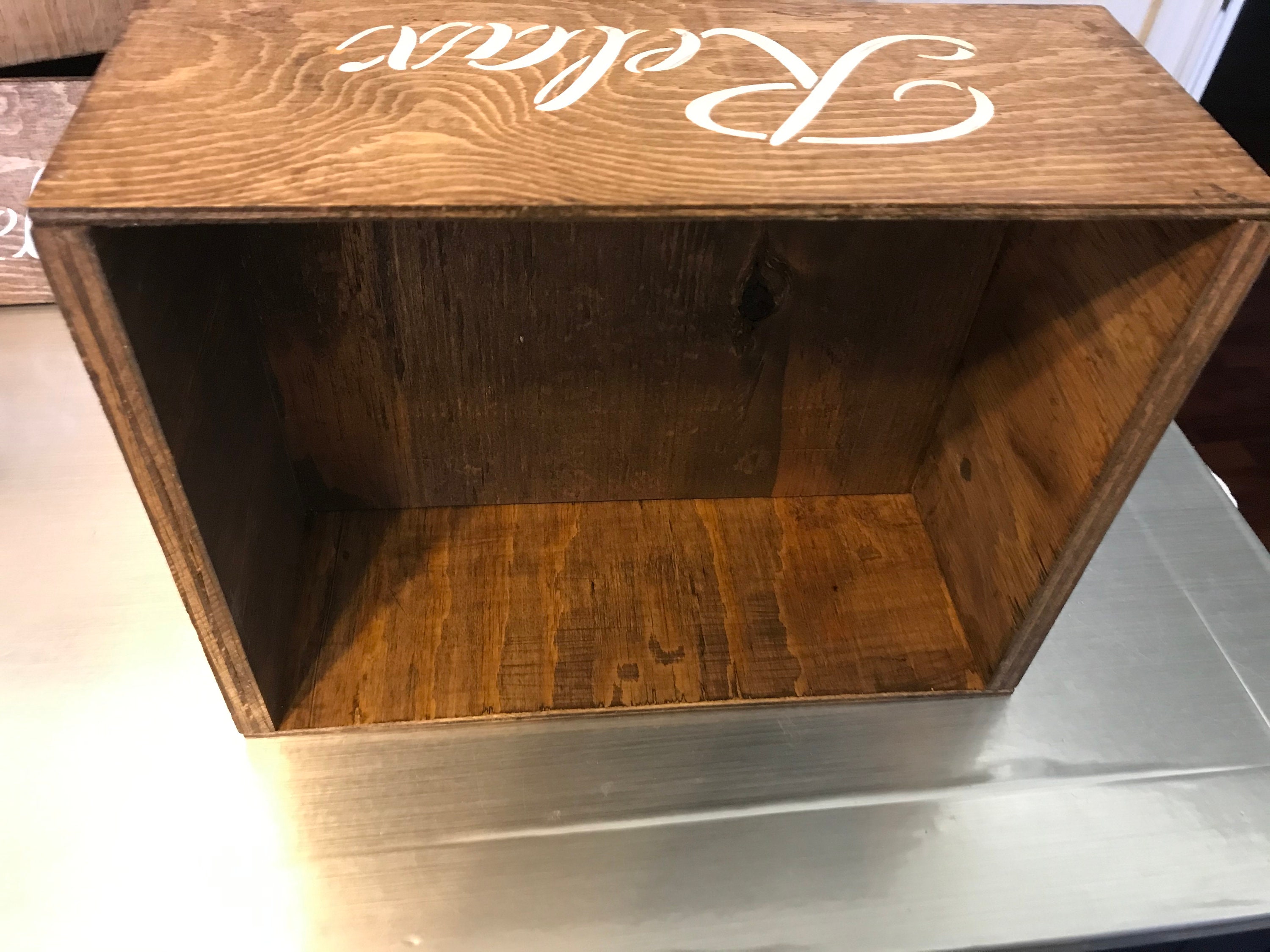 Handmade Keepsake Relax Crate | Eco Friendly | Small Wooden Crate ...