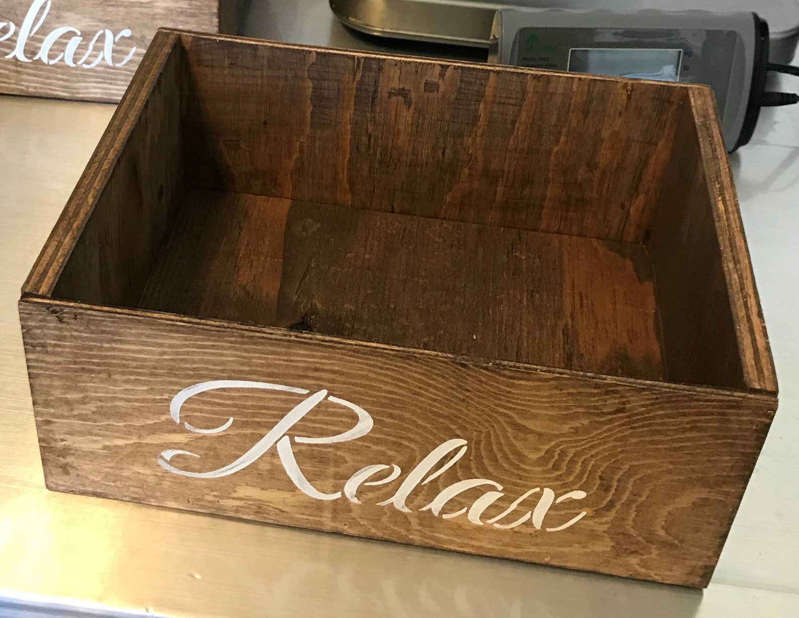 Handmade Keepsake Relax Crate | Eco Friendly | Small Wooden Crate ...