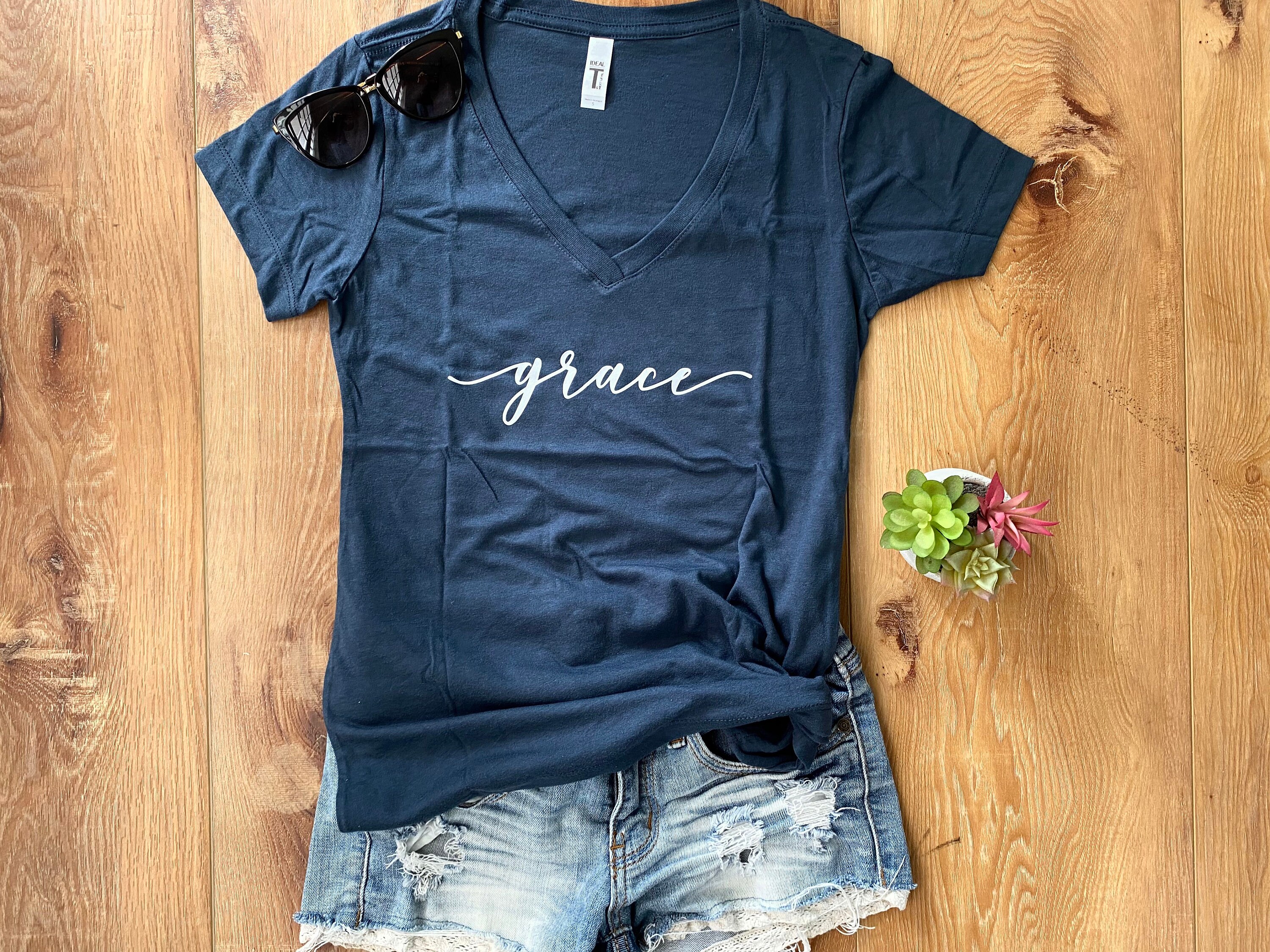 Grace, Christian Shirt, Faith Based Shirt, Womens Faith T-shirt ...