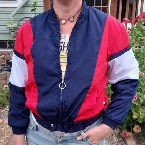 80s Windbreaker - Etsy
