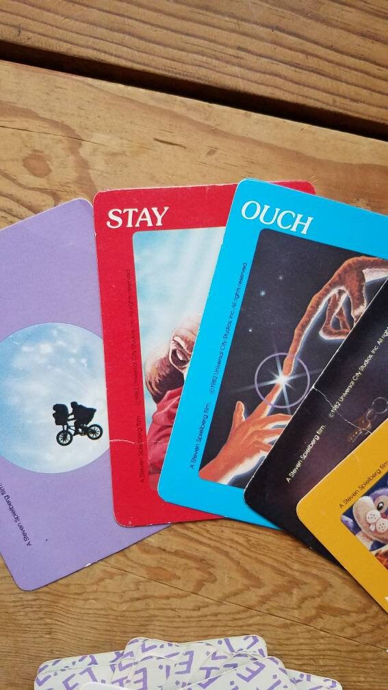 Vintage ET the Extra-terrestrial Card Game Parker Brothers | Etsy