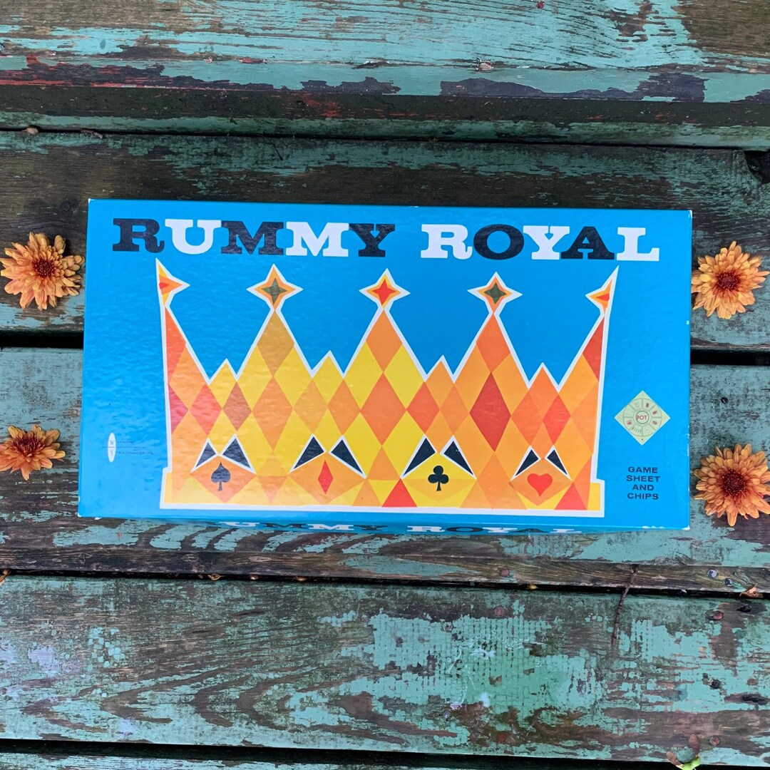Vintage Rummy Royale 1937 Board Game Retro Games MINT With Chips ...