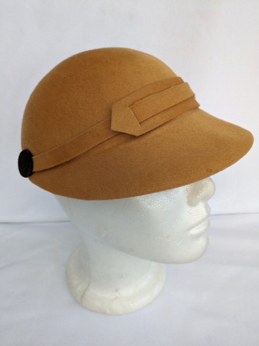 Vintage Henry Pollak Wool Hat Equestrian Horse Riding Cap Brim New York ...