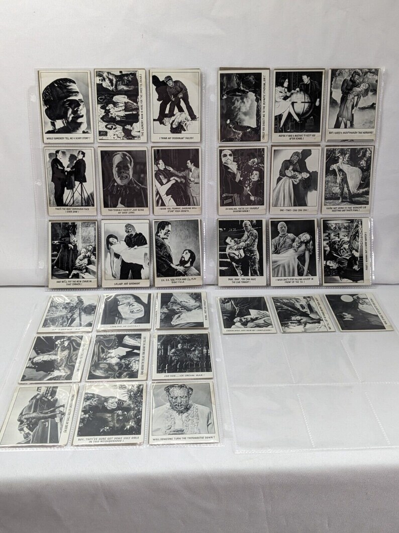 1973 Topps You'll Die Laughing Creature Card Set of 57 Cinema Movie ...
