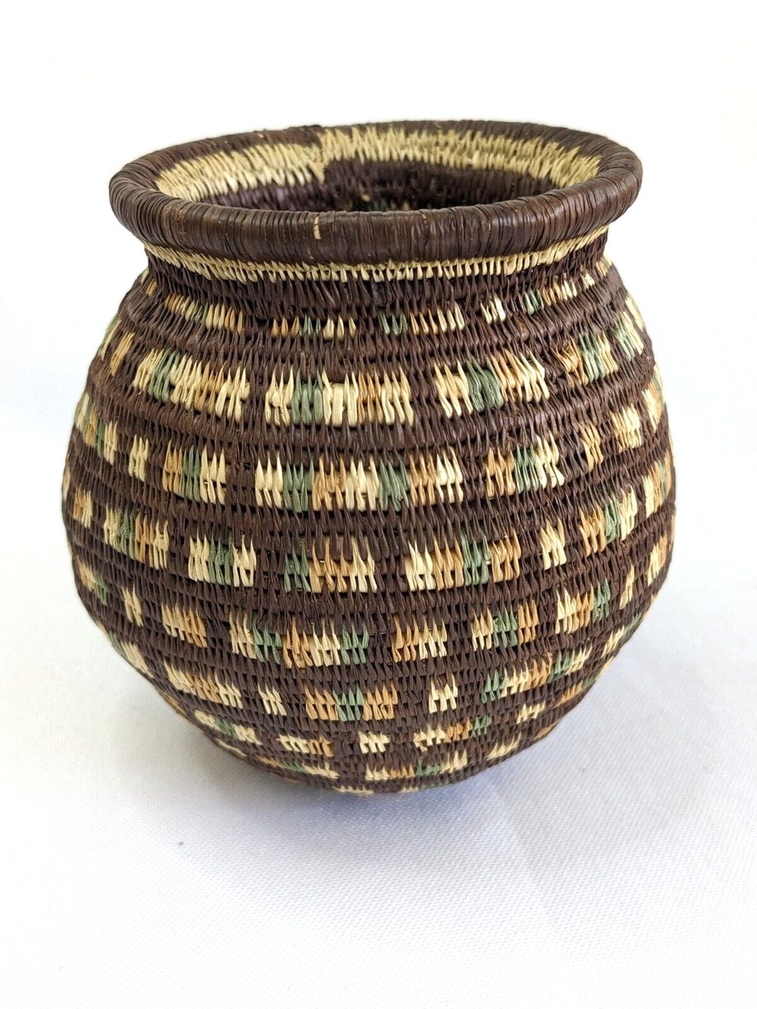 Small Wounaan & Embera Panama Rainforest Baskets Wounaan Handmade Palm ...