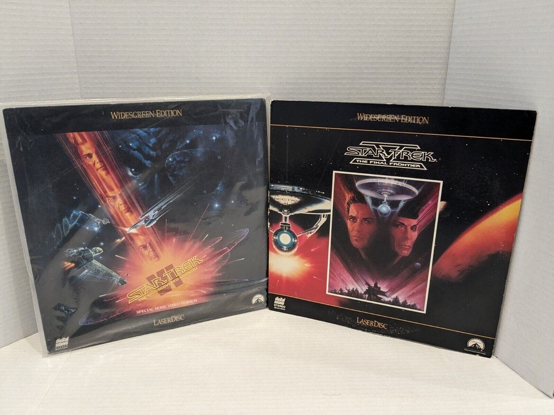 STAR TREK Laser Disc Lot the Final Frontier & the Under Cover Country ...