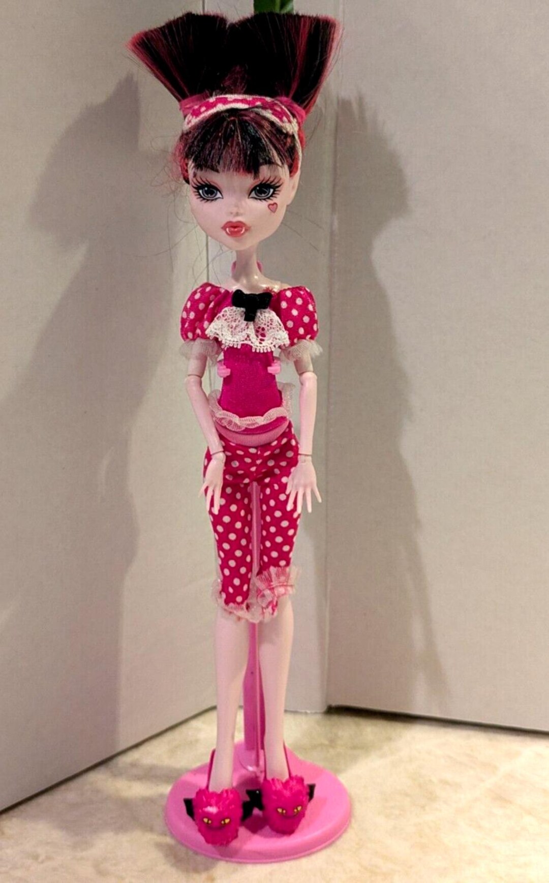 Monster High Draculaura Dead Tired Sleepover 11 Doll Complete Outfit ...