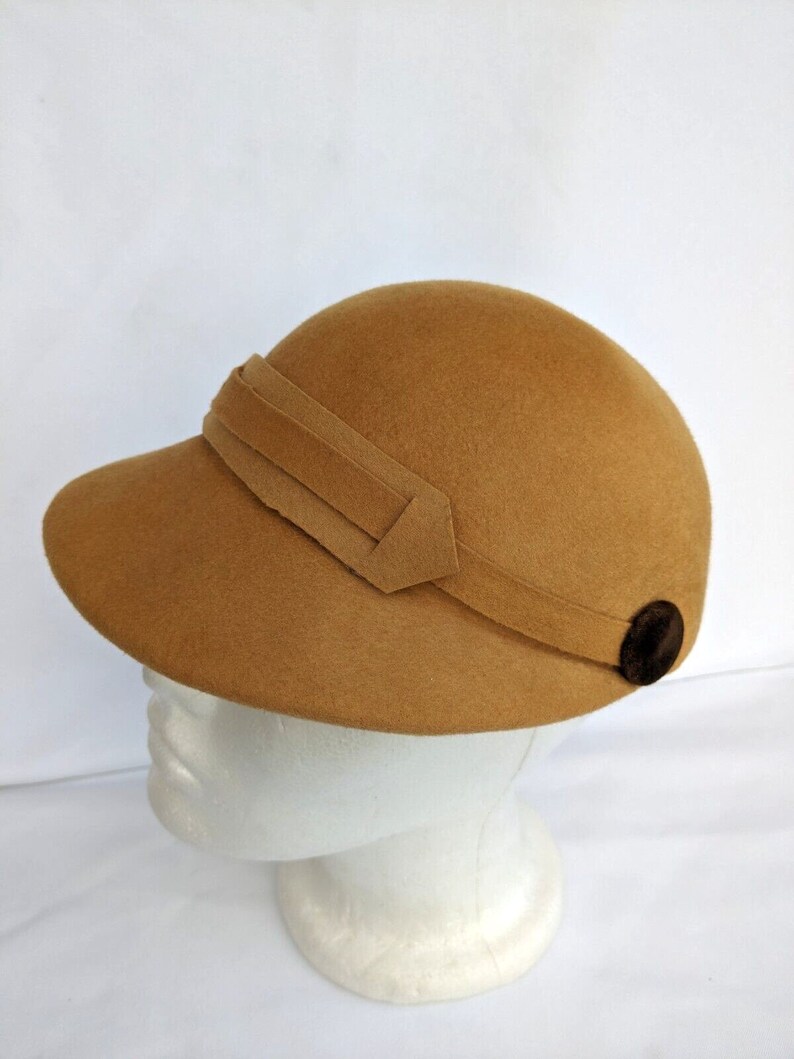 Vintage Henry Pollak Wool Hat Equestrian Horse Riding Cap Brim New York ...