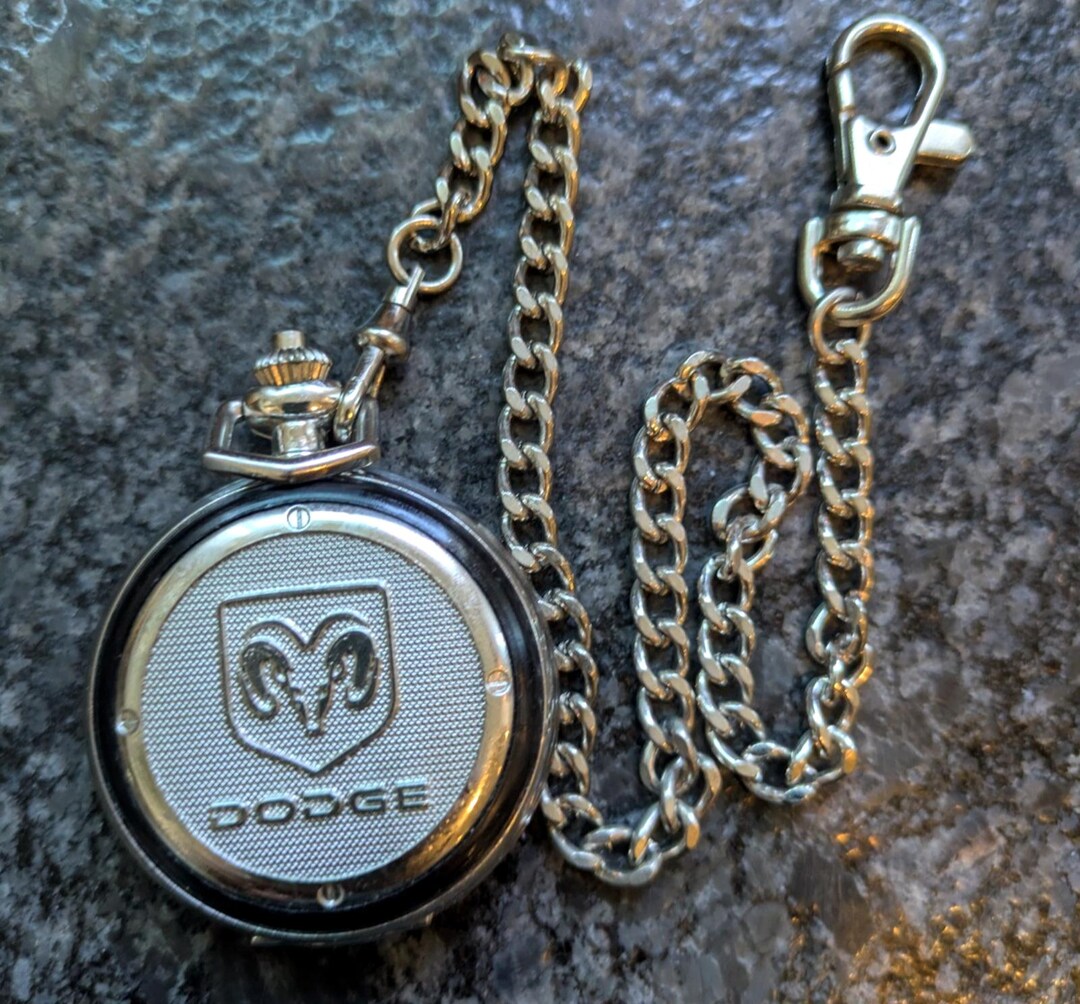 Rare Dodge Watch Pocket Watch Black Car Promo Adult Unisex With New ...