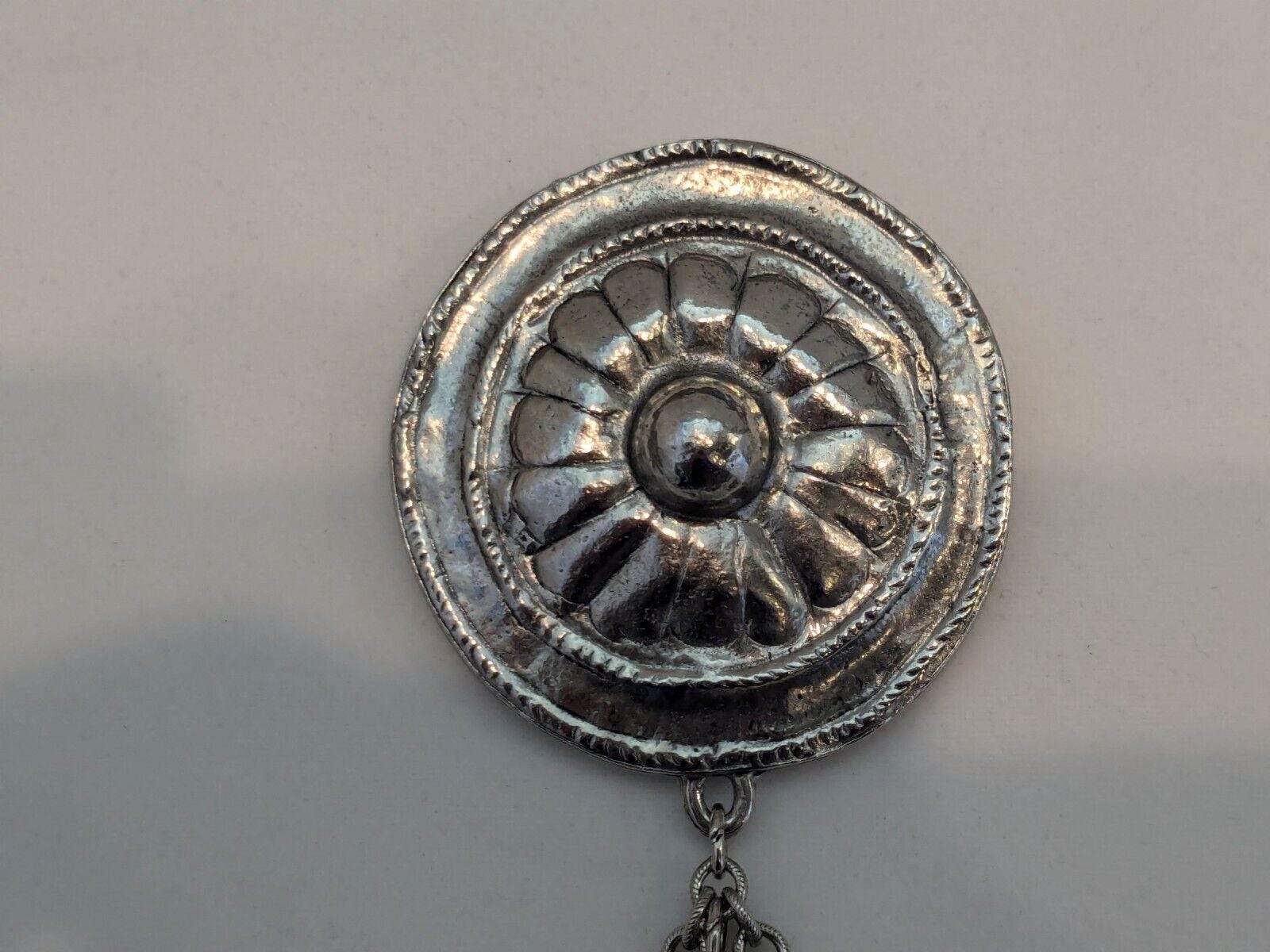 Vtg Victorian Revival ACCESSOCRAFT NYC Chatelaine Brooch Art Deco ...