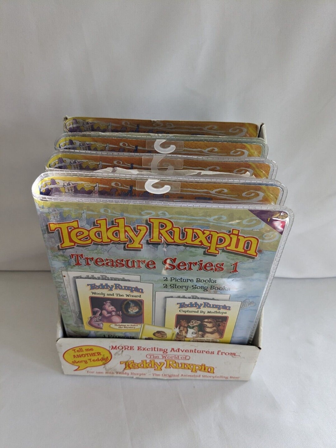 Vintage Teddy Ruxpin Lot Treasure Series 1 & 2 Airship Adventure Series ...