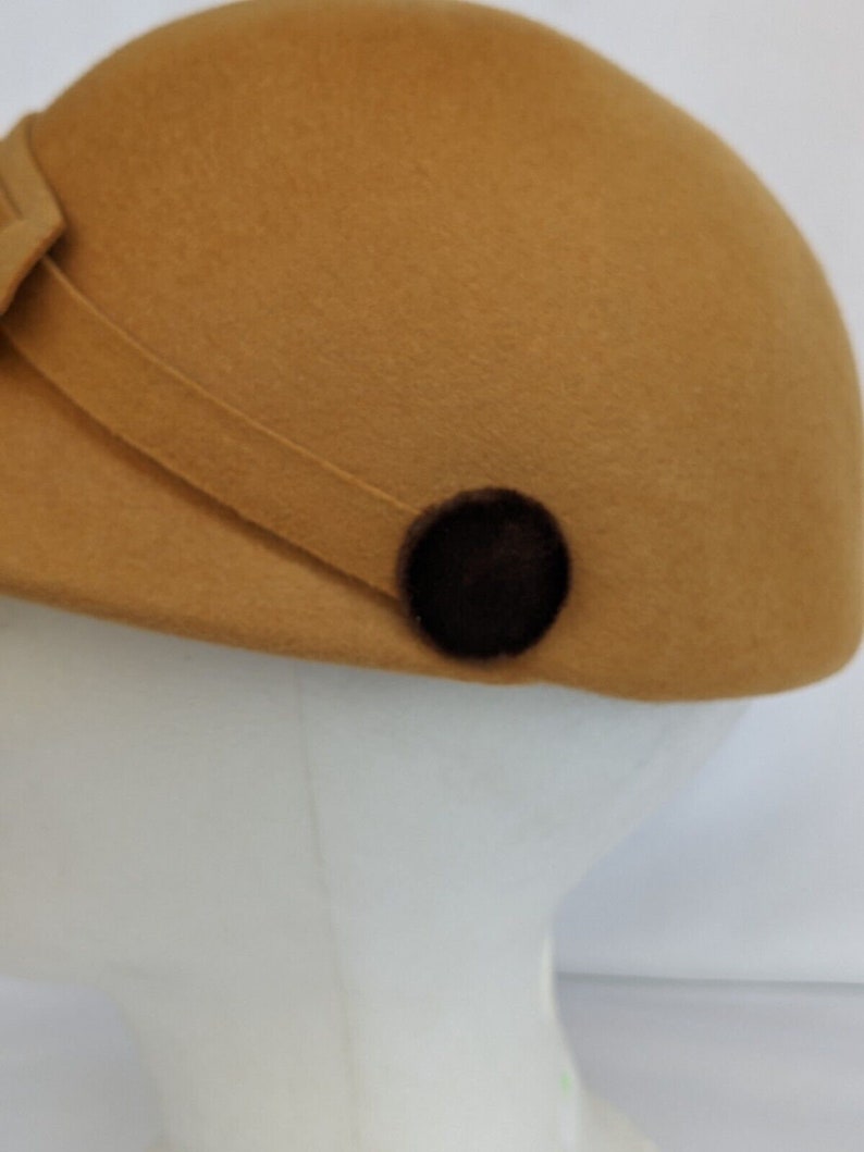 Vintage Henry Pollak Wool Hat Equestrian Horse Riding Cap Brim New York ...