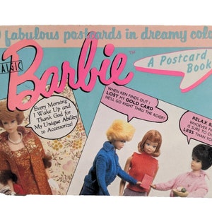Vintage 1959 Barbie Fashion Calendar 1989 & 1990 Nostalgic Barbie ...