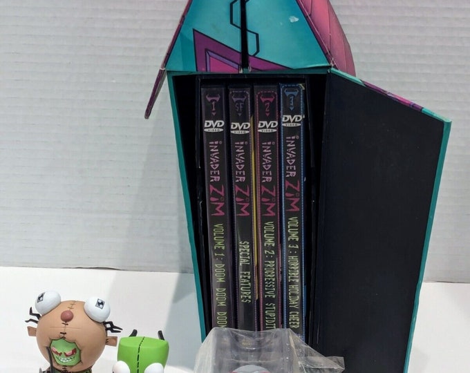 Complete Nickelodeon Invader Zim DVD Collector's House Box Set With GIR ...