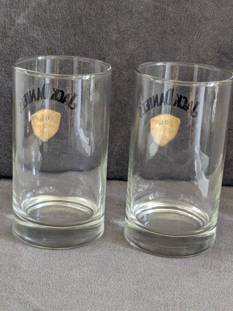 Rare Jack Daniels Whiskey Glasses Gold Medal Louisiana Purchase Exposition Bar Etsy
