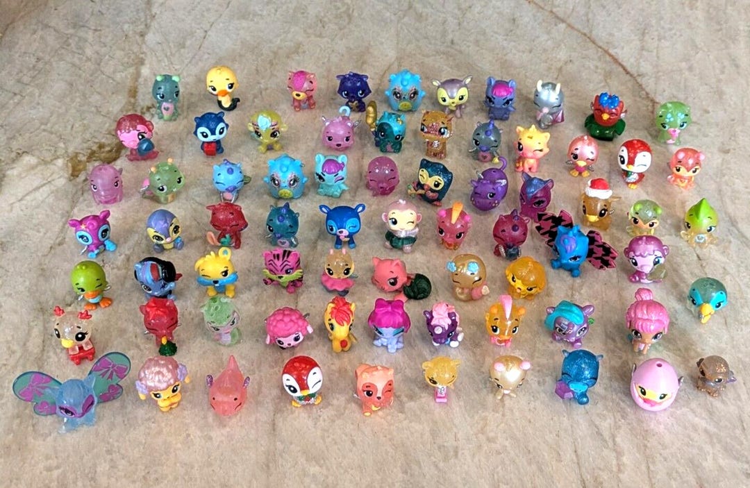 Lot of 73 - Assorted Hatchimals Collectible Mini Figures Toys Winged ...
