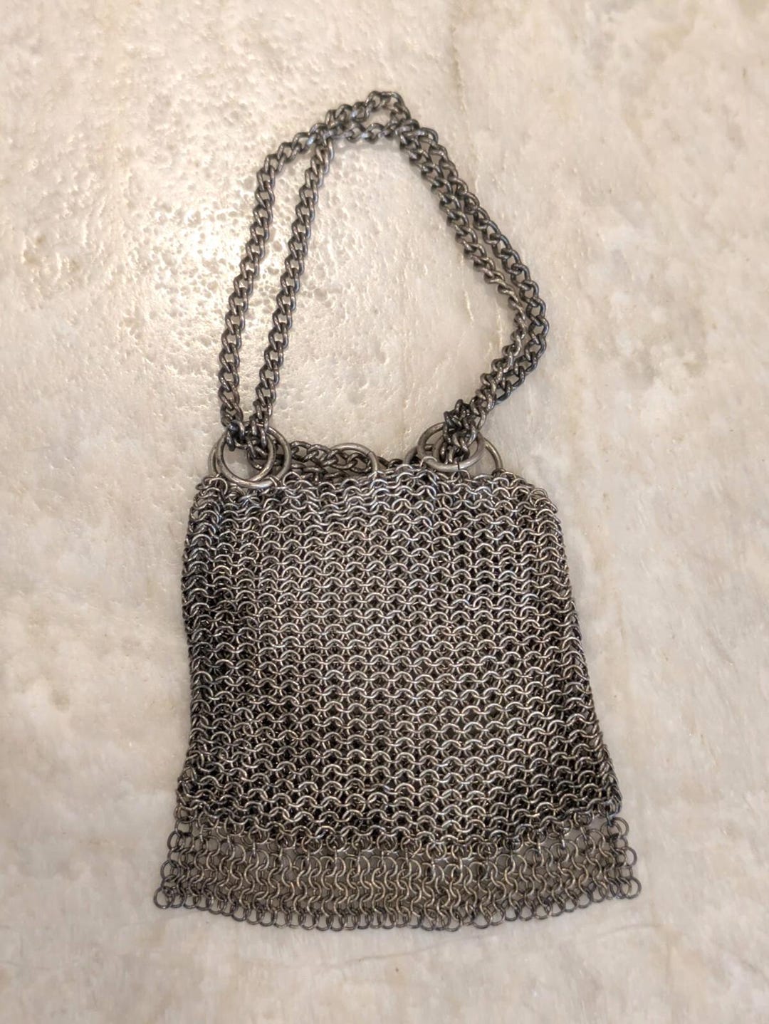 Antique Metal Mesh Coin Purse Art Nouveau - RESERVED for Stacy Burton ...