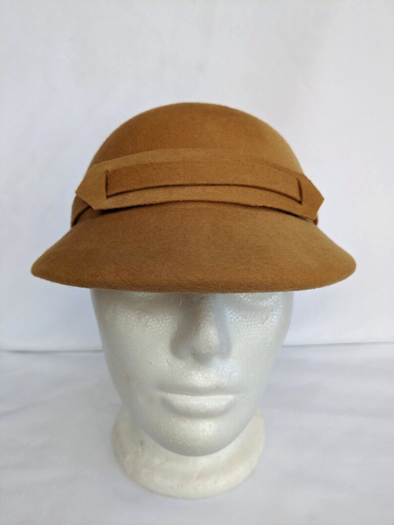 Vintage Henry Pollak Wool Hat Equestrian Horse Riding Cap Brim New York ...