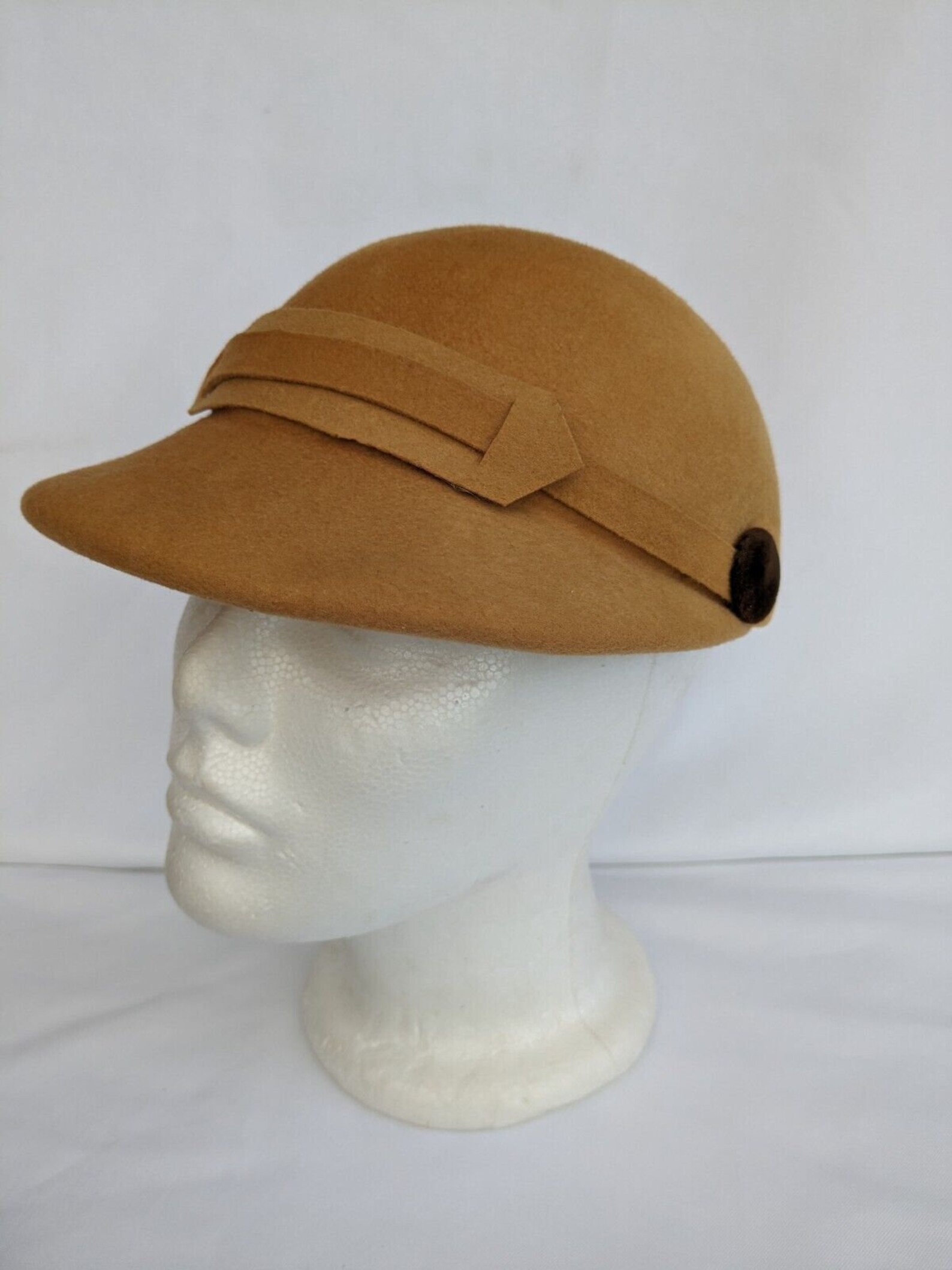 Vintage Henry Pollak Wool Hat Equestrian Horse Riding Cap Brim New York ...
