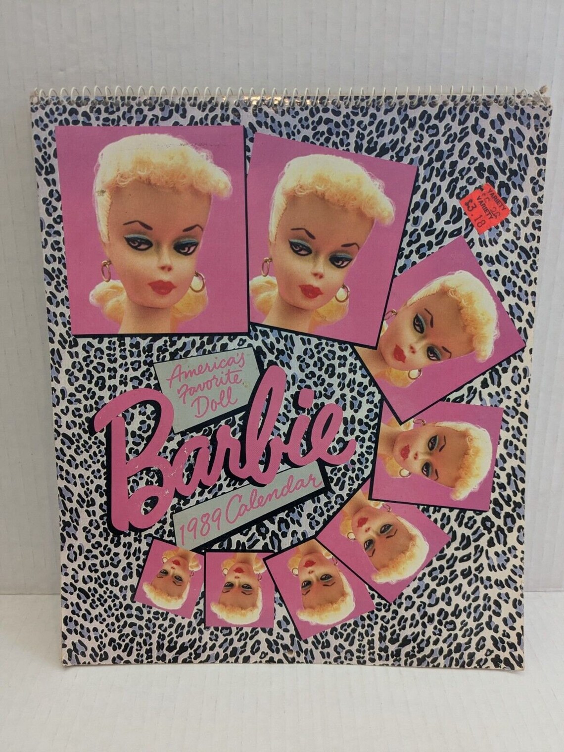 Vintage 1959 Barbie Fashion Calendar 1989 & 1990 Nostalgic Barbie ...