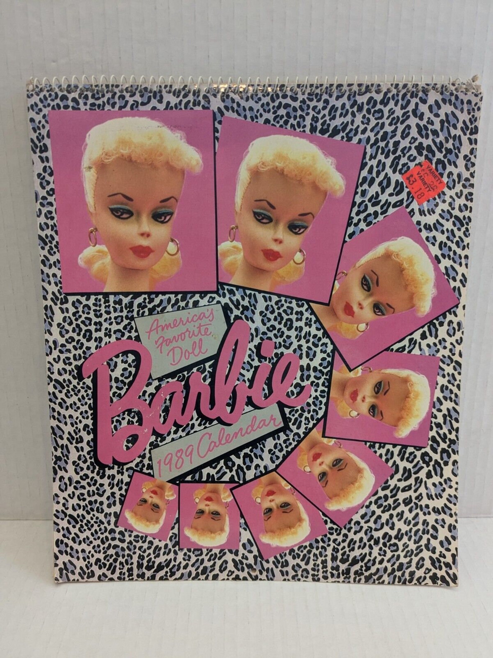 Vintage 1959 Barbie Fashion Calendar 1989 & 1990 Nostalgic Barbie ...