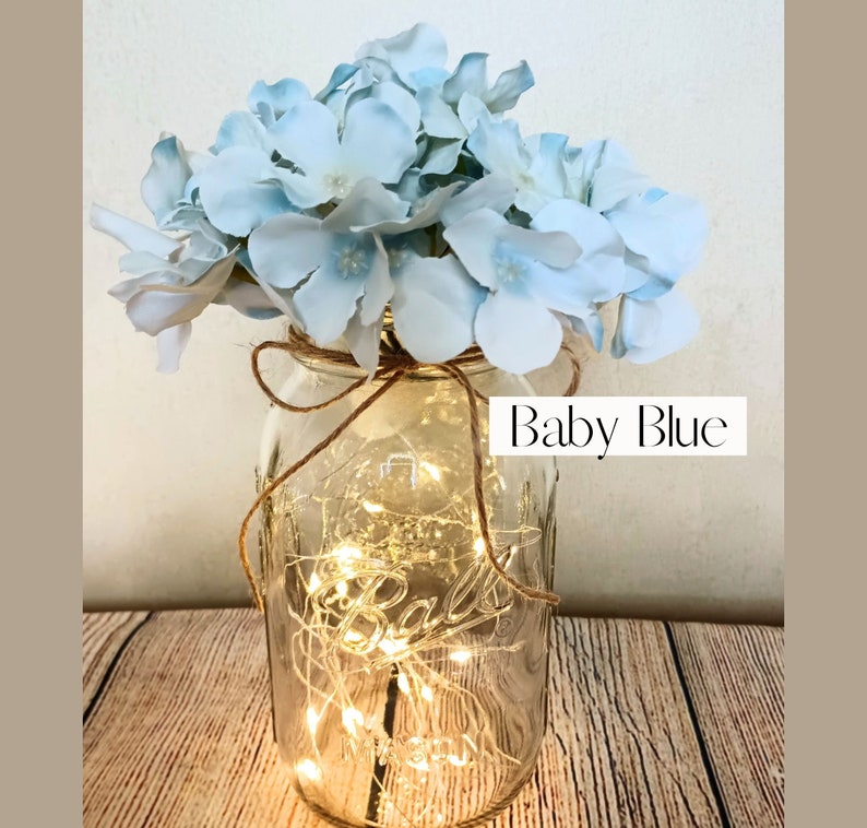 Mason Jar Baby in Bloom Garden Baby Shower Table Decor for - Etsy