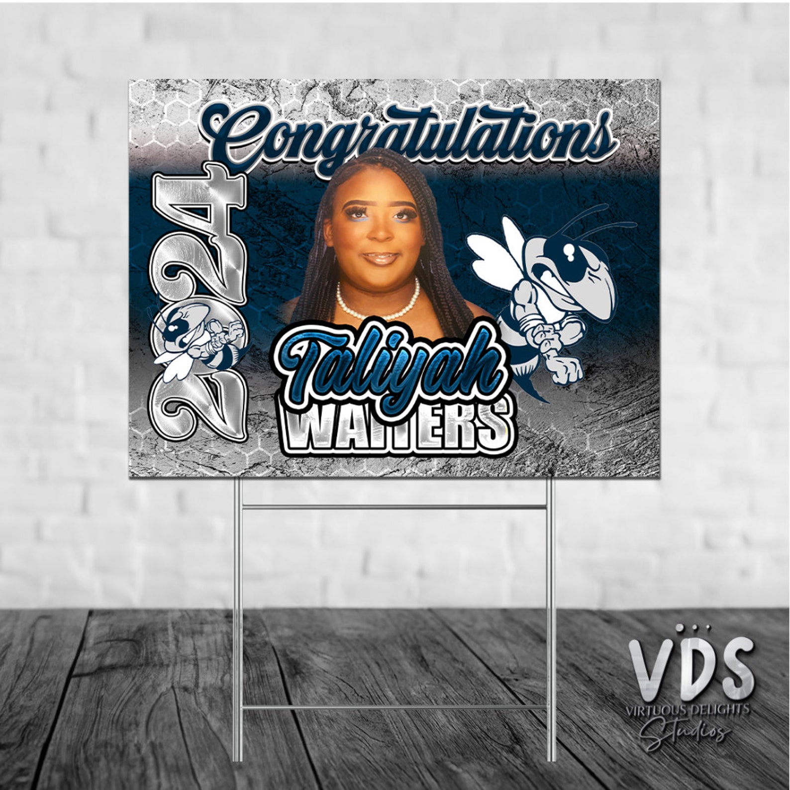 Graduation Yard Sign, Custom Graduate Yard Sign, Personalized Graduate ...
