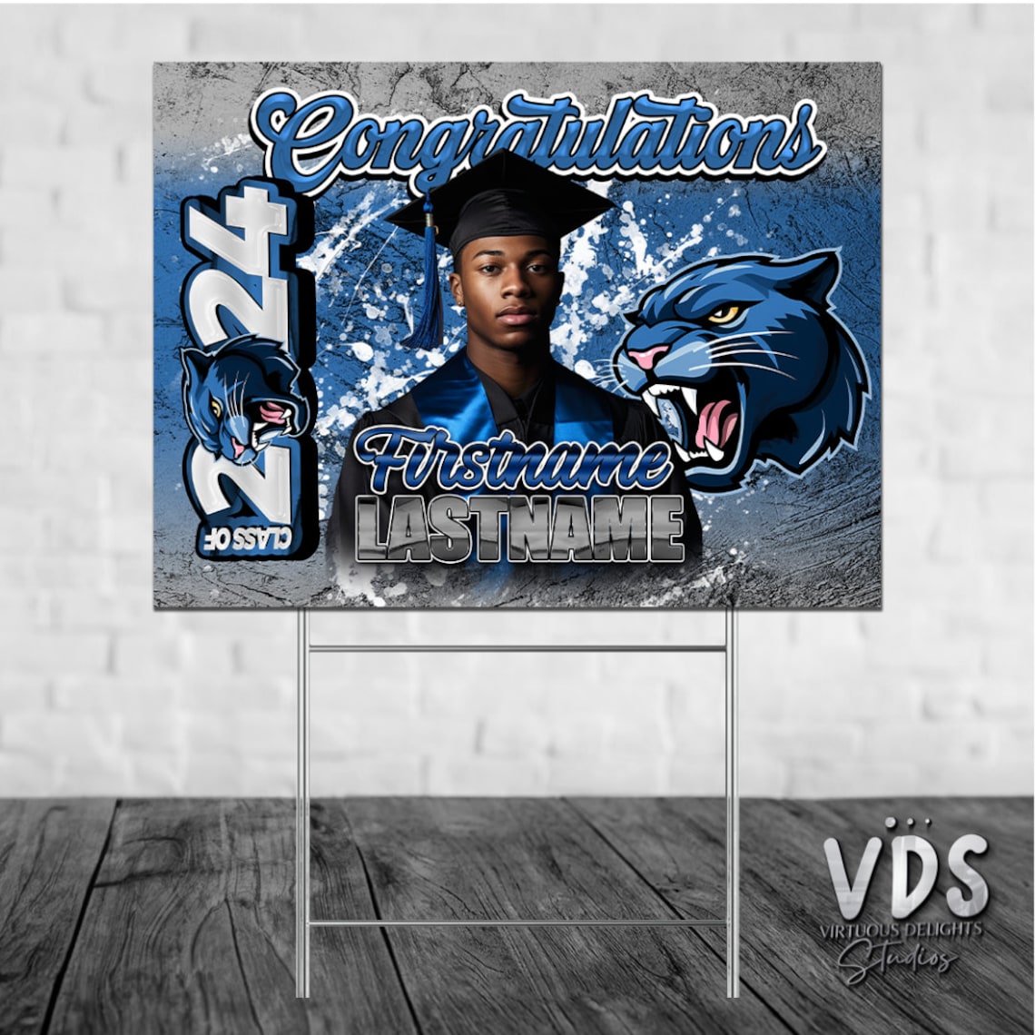 Graduation Yard Sign, Custom Graduate Yard Sign, Personalized Graduate ...