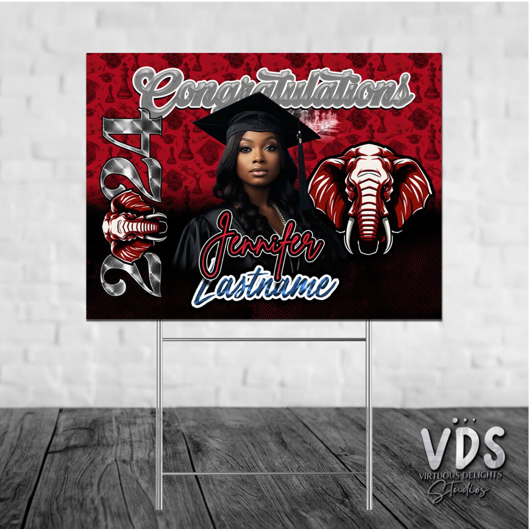 Graduation Yard Sign, Custom Graduate Yard Sign, Personalized Graduate ...