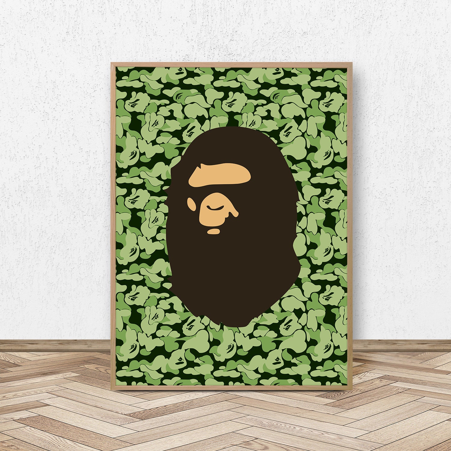 Bape Art Supreme Poster Supreme Art Bape Poster A Bathing Ape | Etsy