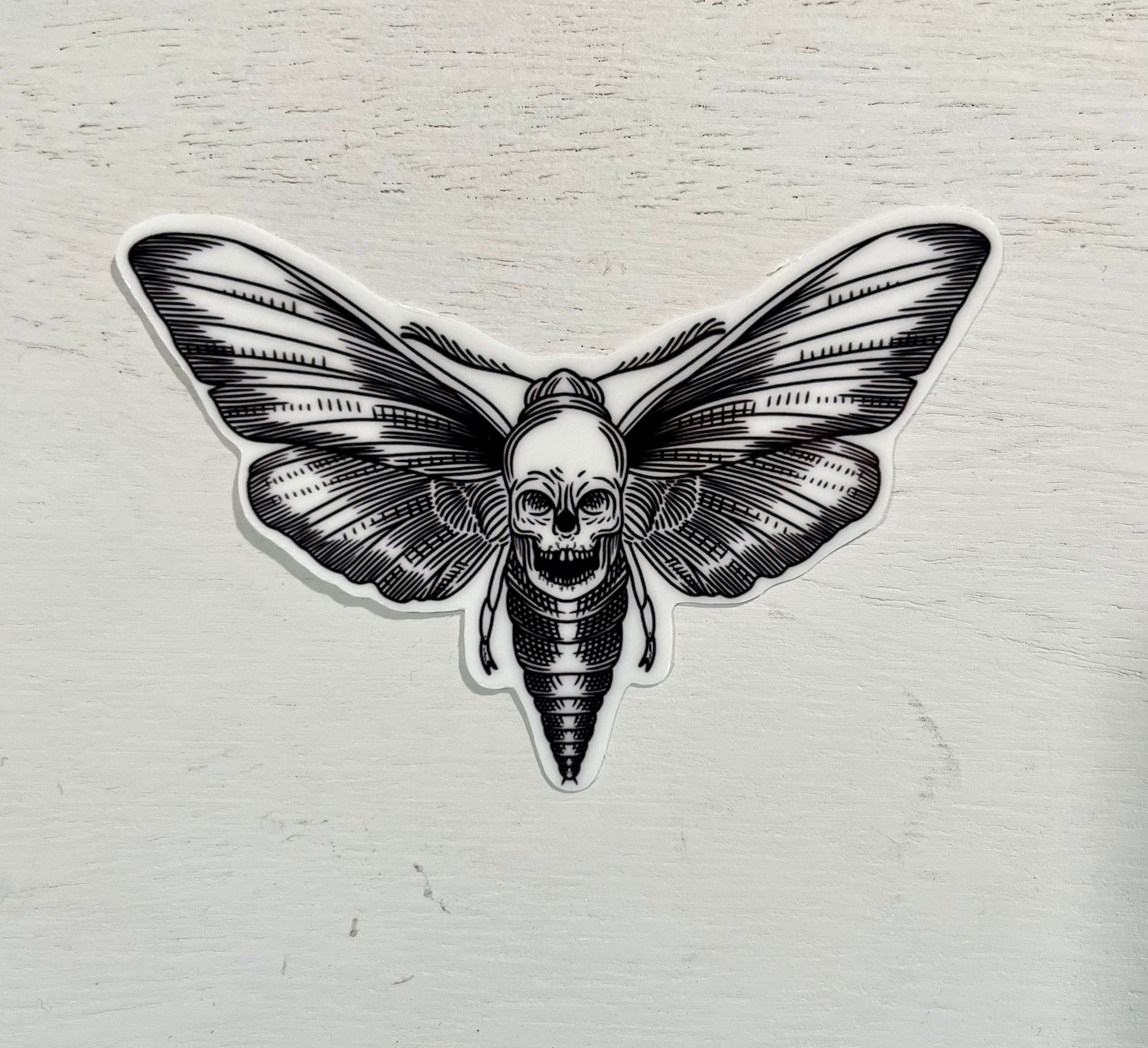 Death Moth Sticker - Etsy