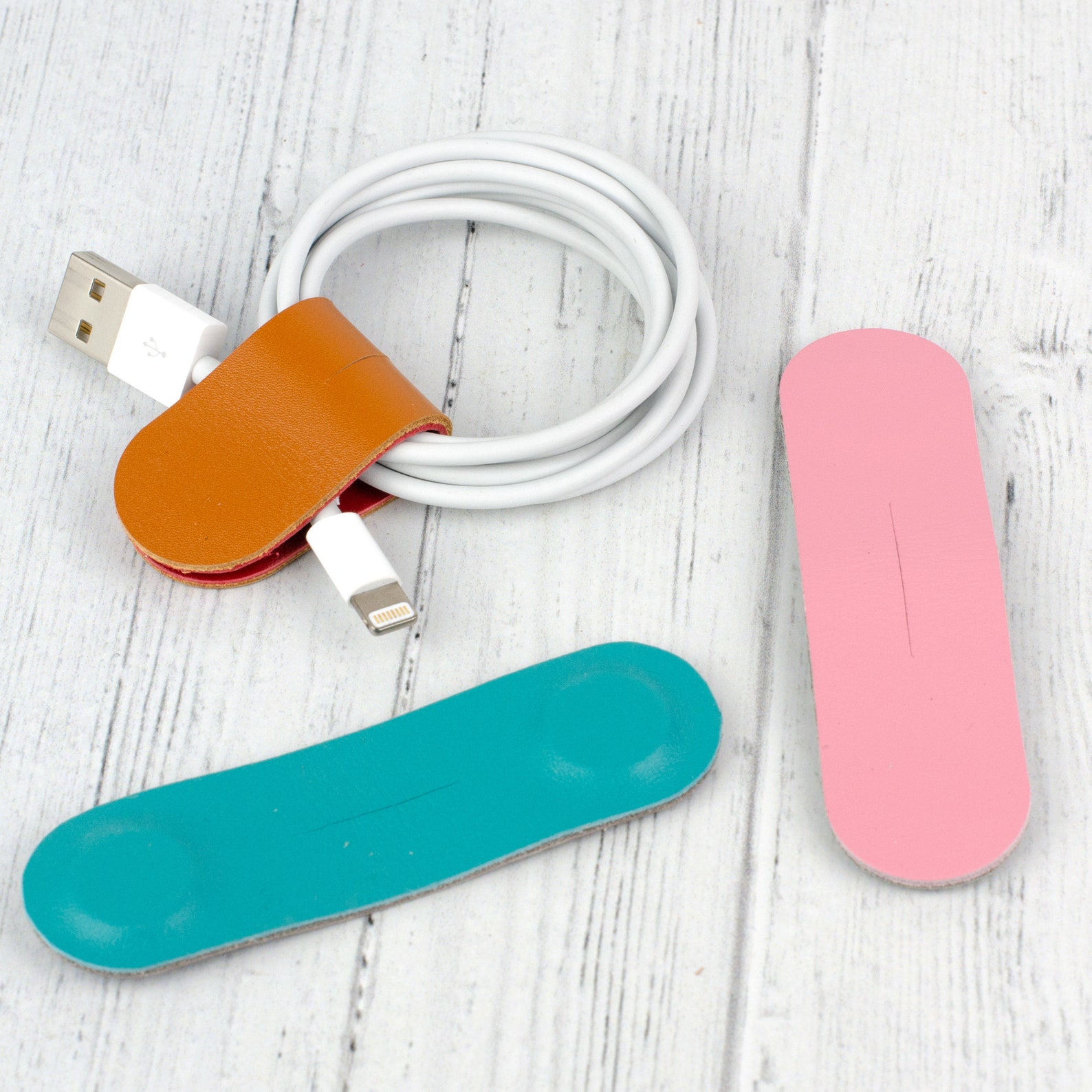 Magnetic Leather Cable Tidy Magklip Organiser - Etsy