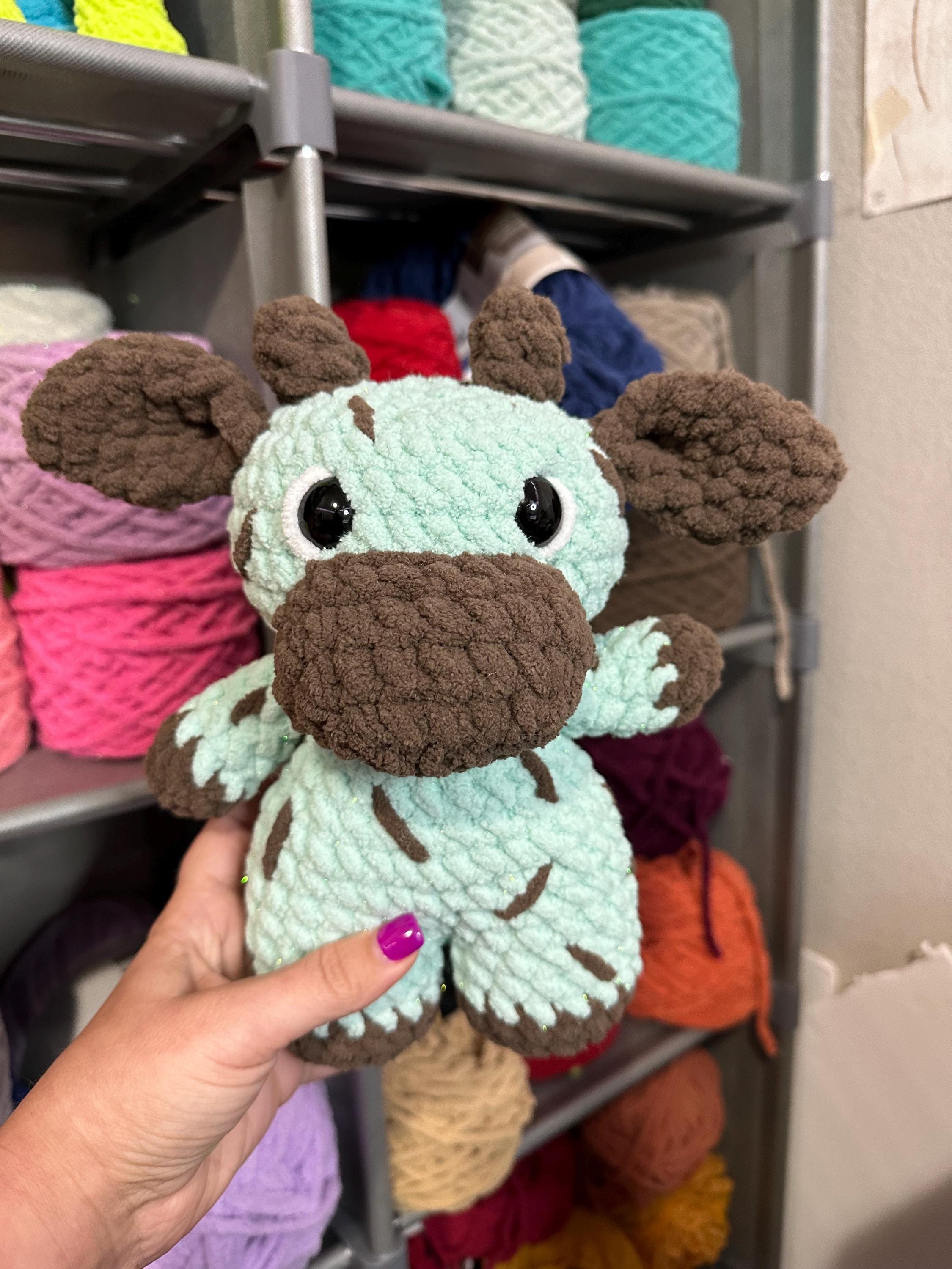 Mint Chocolate Chip Cow Ice Cream Cow Cow Plushie - Etsy