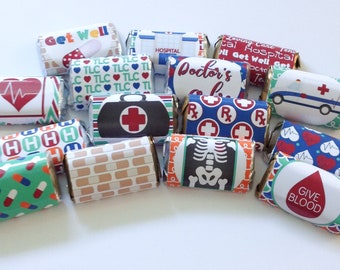 Nurse candy wrapper | Etsy