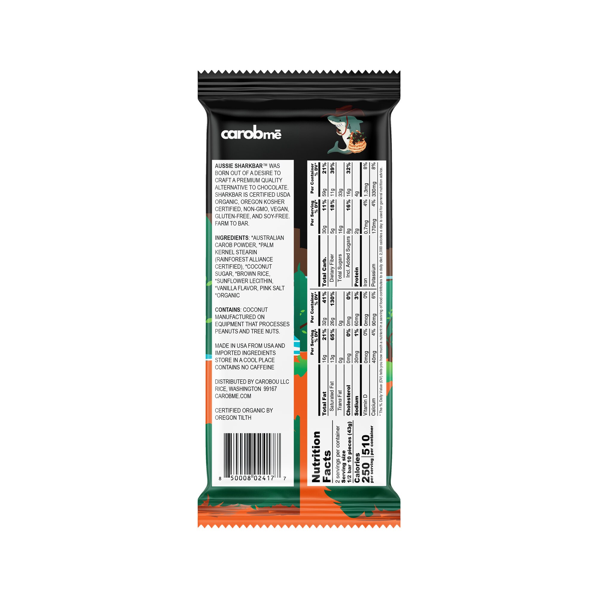 Carobme Koala Krunch Organic, Vegan, Carob Bar - Etsy