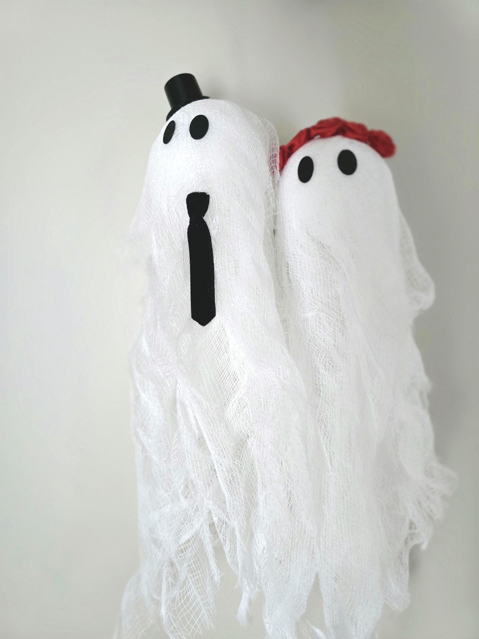 Floating Bride and Groom Ghost , Halloween Ornament - Etsy